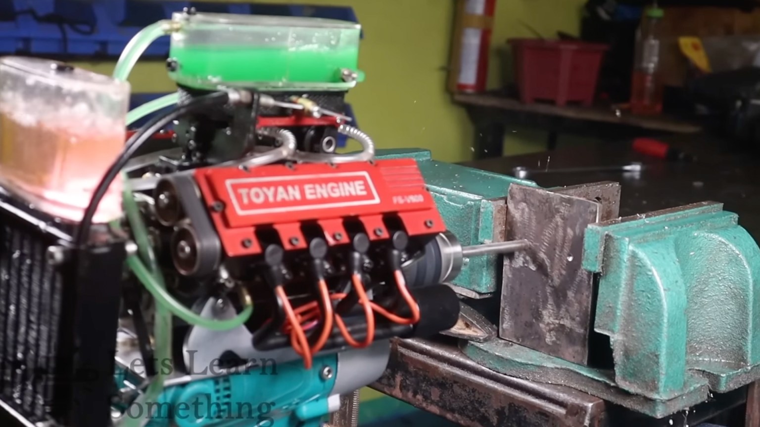 This Mini V8-Powered Drill Sounds Like a Corvette In the Palm of Your Hand