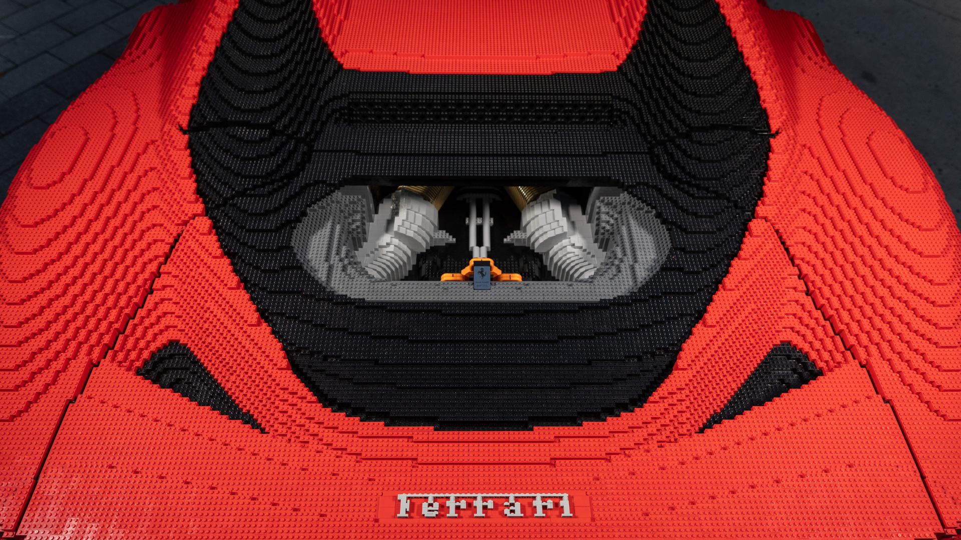 Full-Scale Ferrari 296 GTS Lego Model Weighs Nearly Two Tons and Took ...