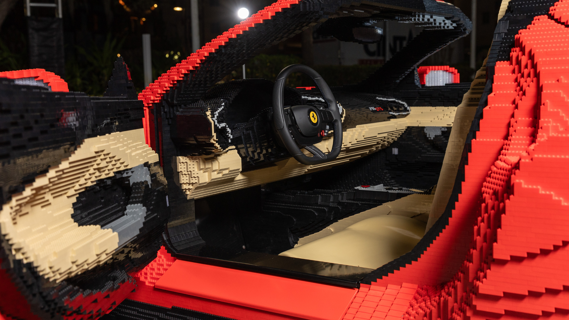 Full-Scale Ferrari 296 GTS Lego Model Weighs Nearly Two Tons and Took ...