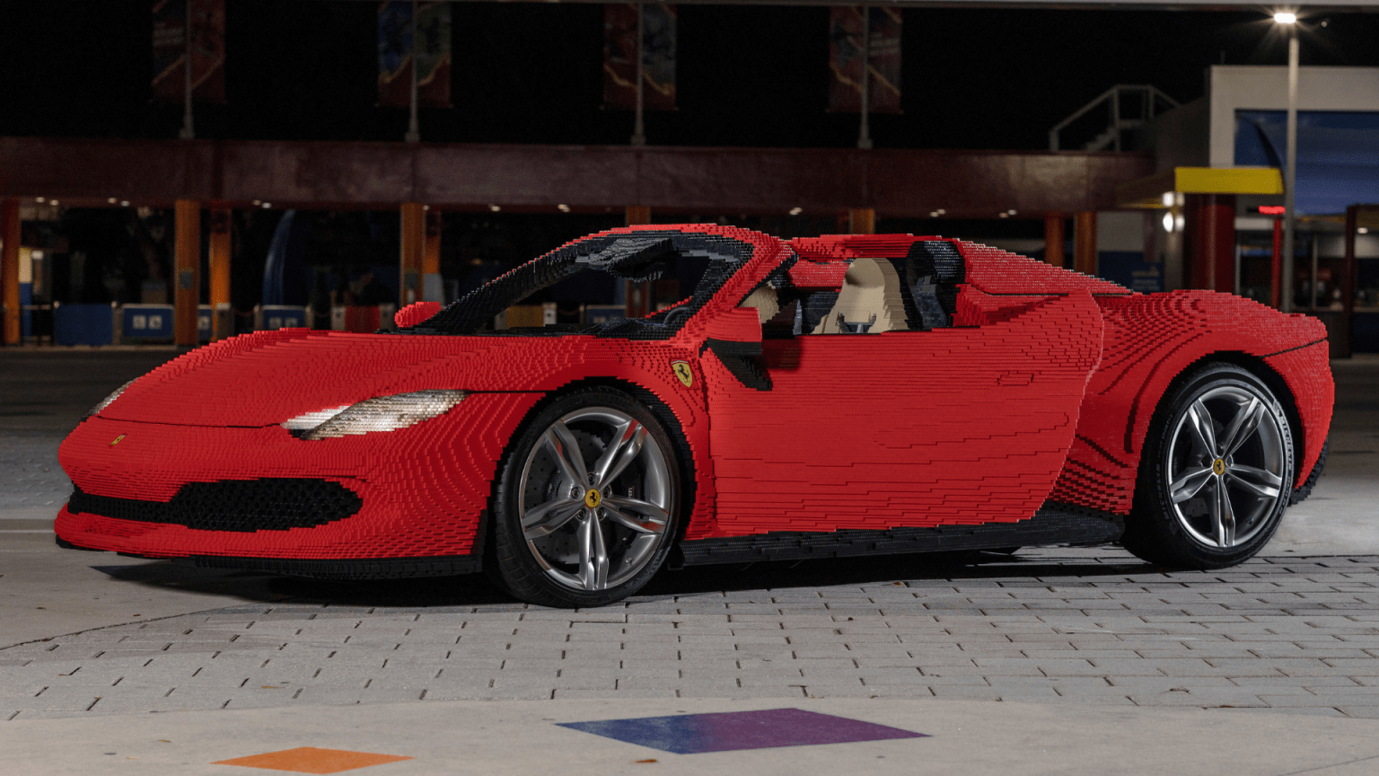 Full-Scale Ferrari 296 GTS Lego Model Weighs Nearly Two Tons and Took ...