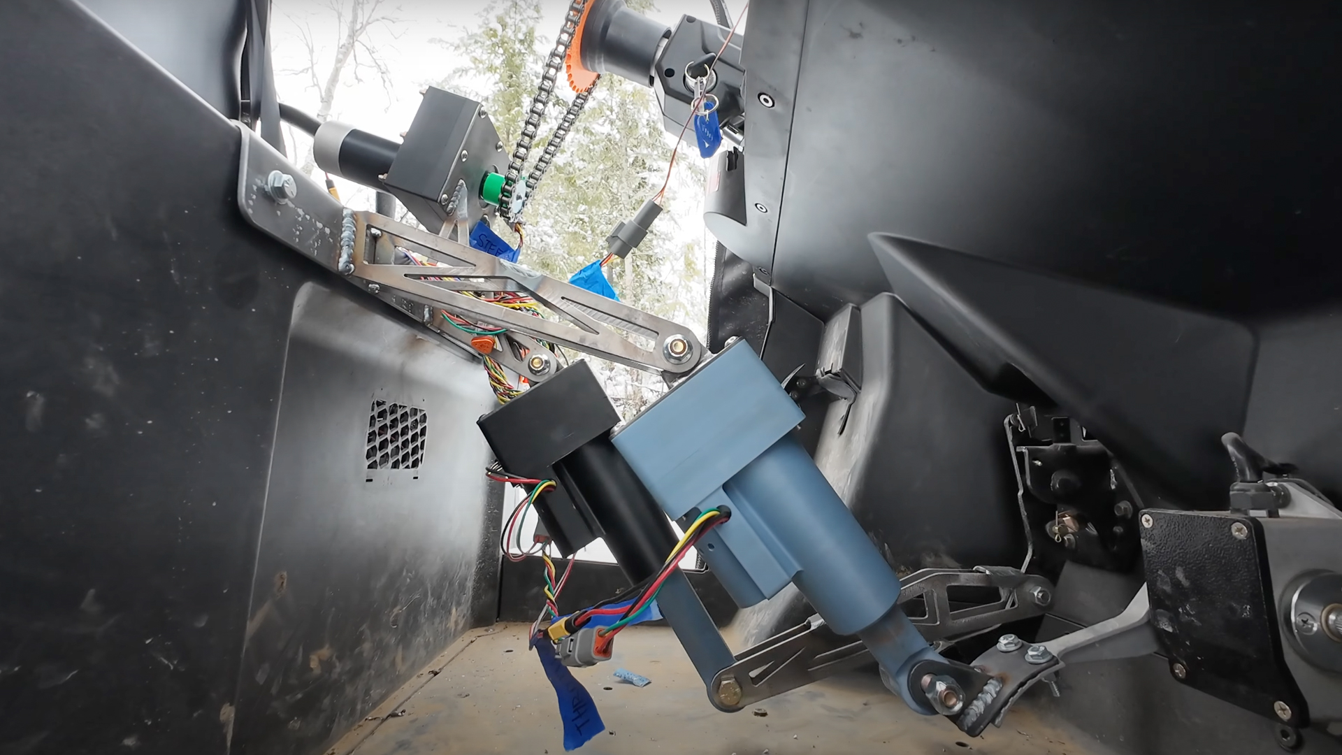 Homemade Remote Control UTV Snow Plow Is How You Work Smarter, Not Harder