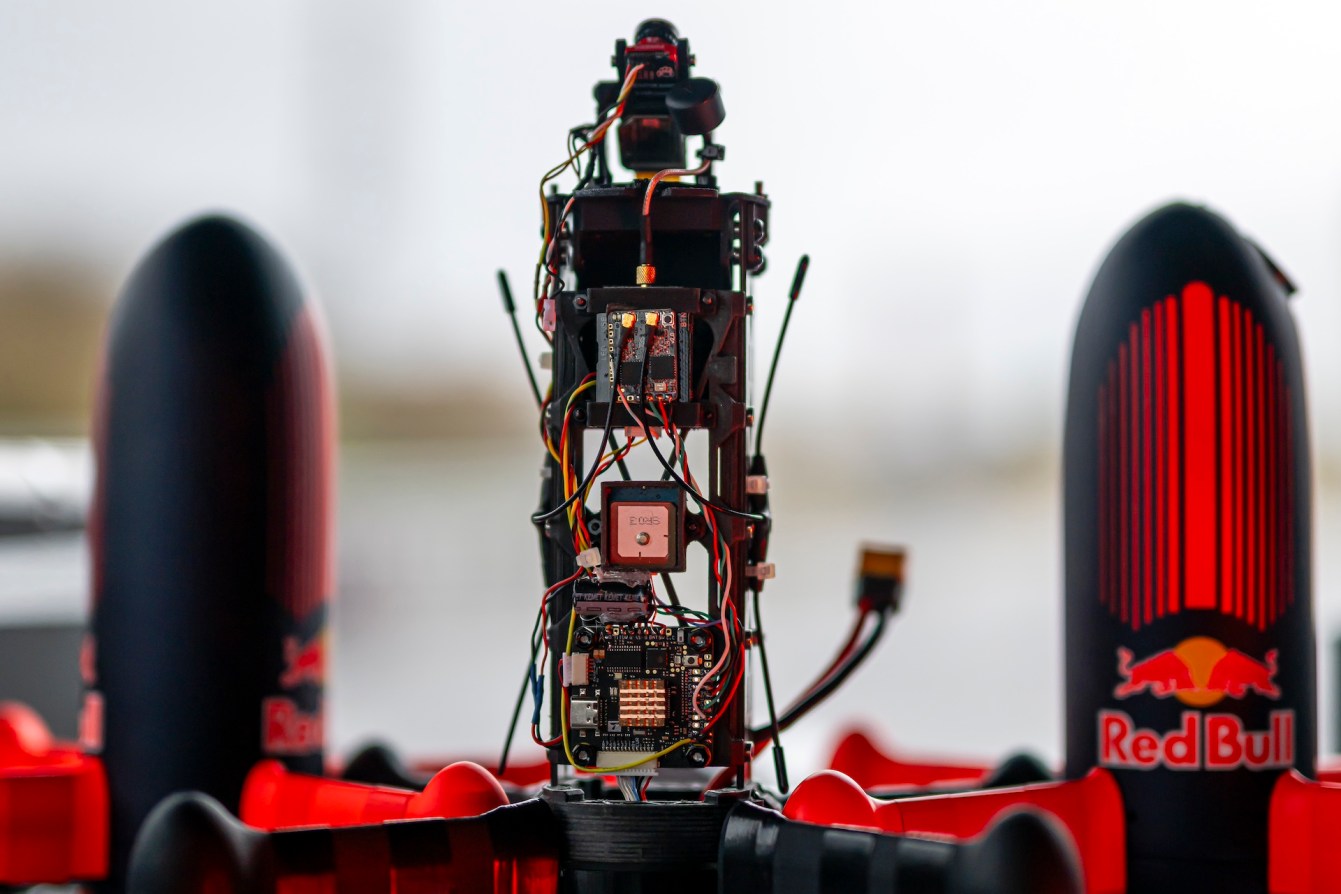 Watch the World's Fastest Camera Drone Chase an F1 Car at 200 MPH
