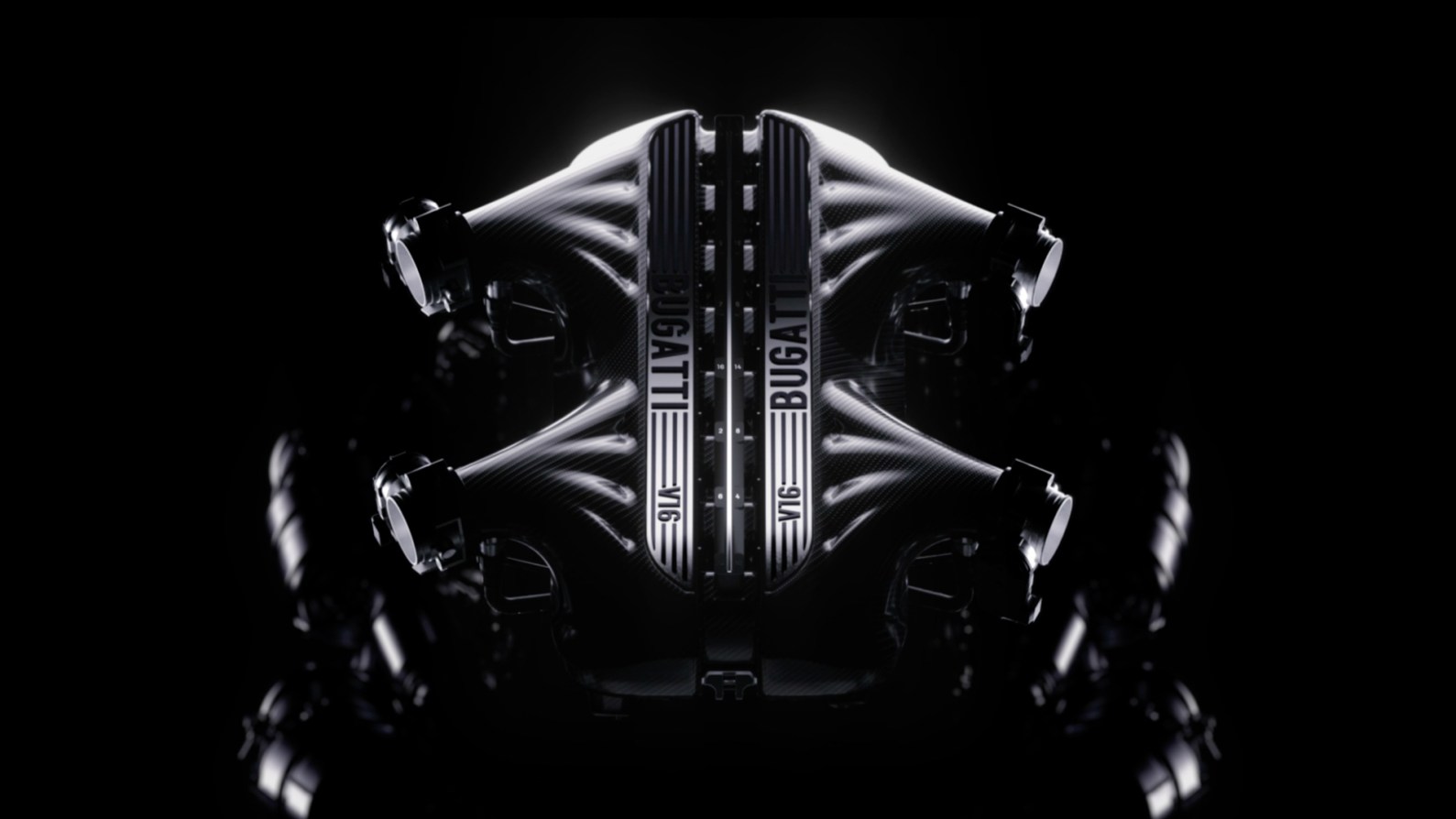 1,800 HP, No Turbos: Bugatti's New Hybrid V16 Engine