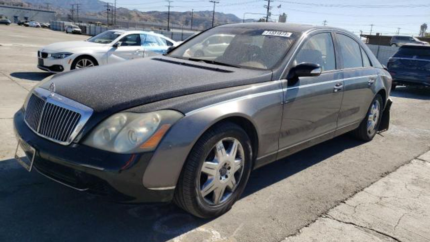 This Wrecked 2004 Maybach 57 and Its Twin-Turbo V12 Are Worth Saving—If ...