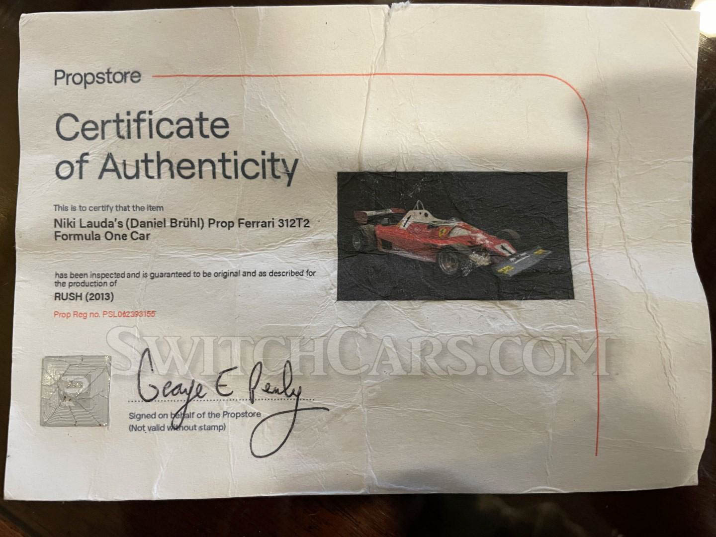 This ‘Rush’ Movie Prop Ferrari F1 Car Is Begging To Become a Track-Day ...