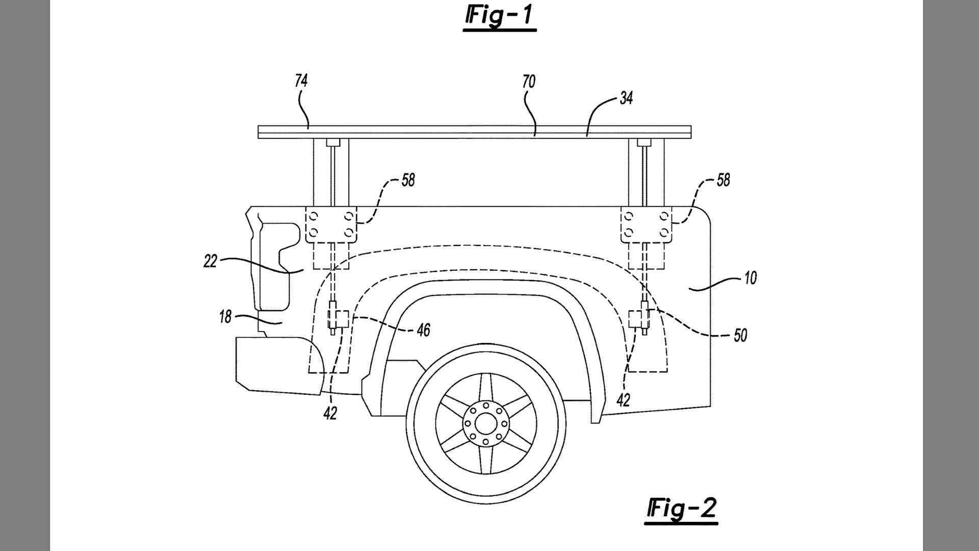 Ford Patents Built-In Pickup Bed Rack With Stowaway Rails and It Sure ...
