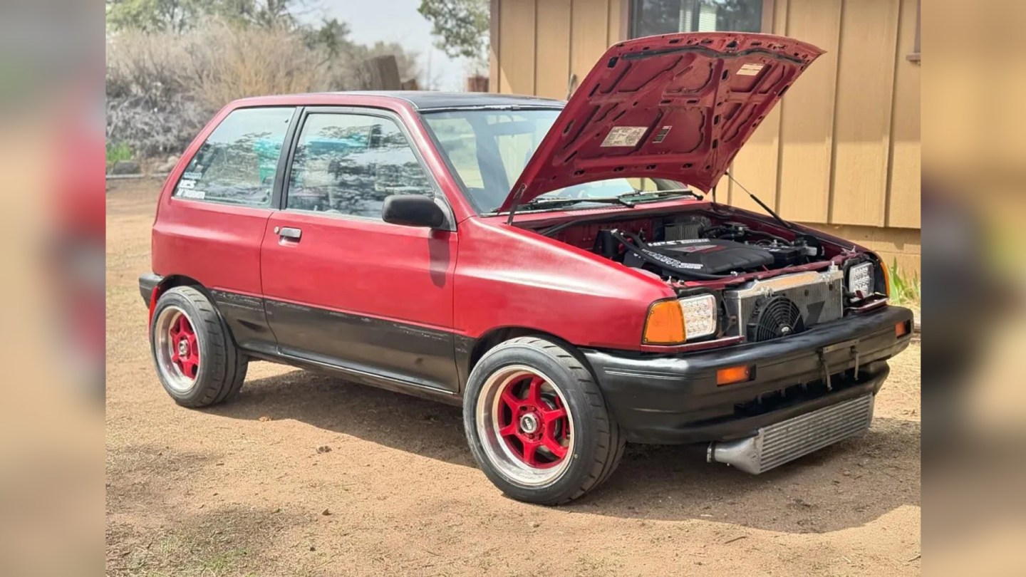 This 1.6L EcoBoost-Swapped Ford Festiva Is Like an ’80s Fiesta ST