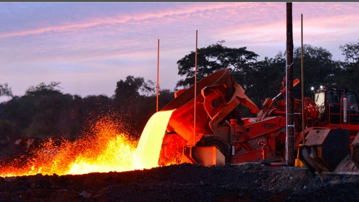 Meet the Enormous Articulating Trucks Built to Haul Molten Hot Slag