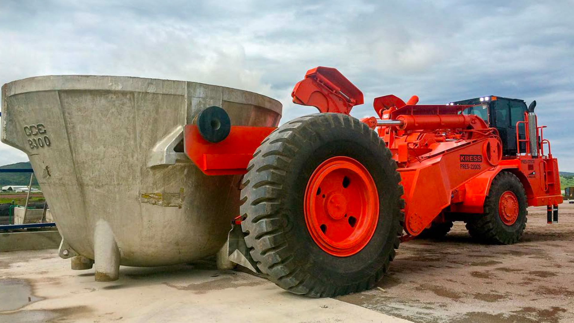 Meet the Enormous Articulating Trucks Built to Haul Molten Hot Slag