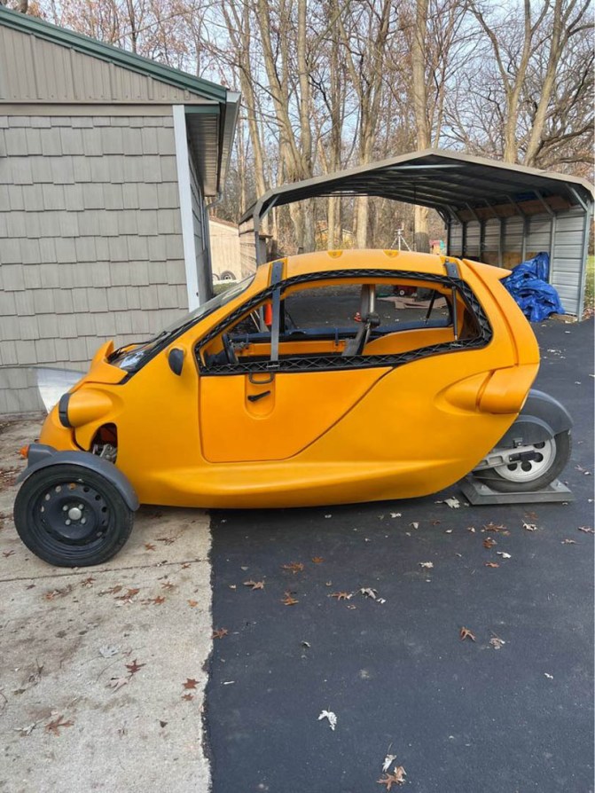 This Tandem-Seat Electric Three-Wheeler For Sale Is Surprisingly Cool