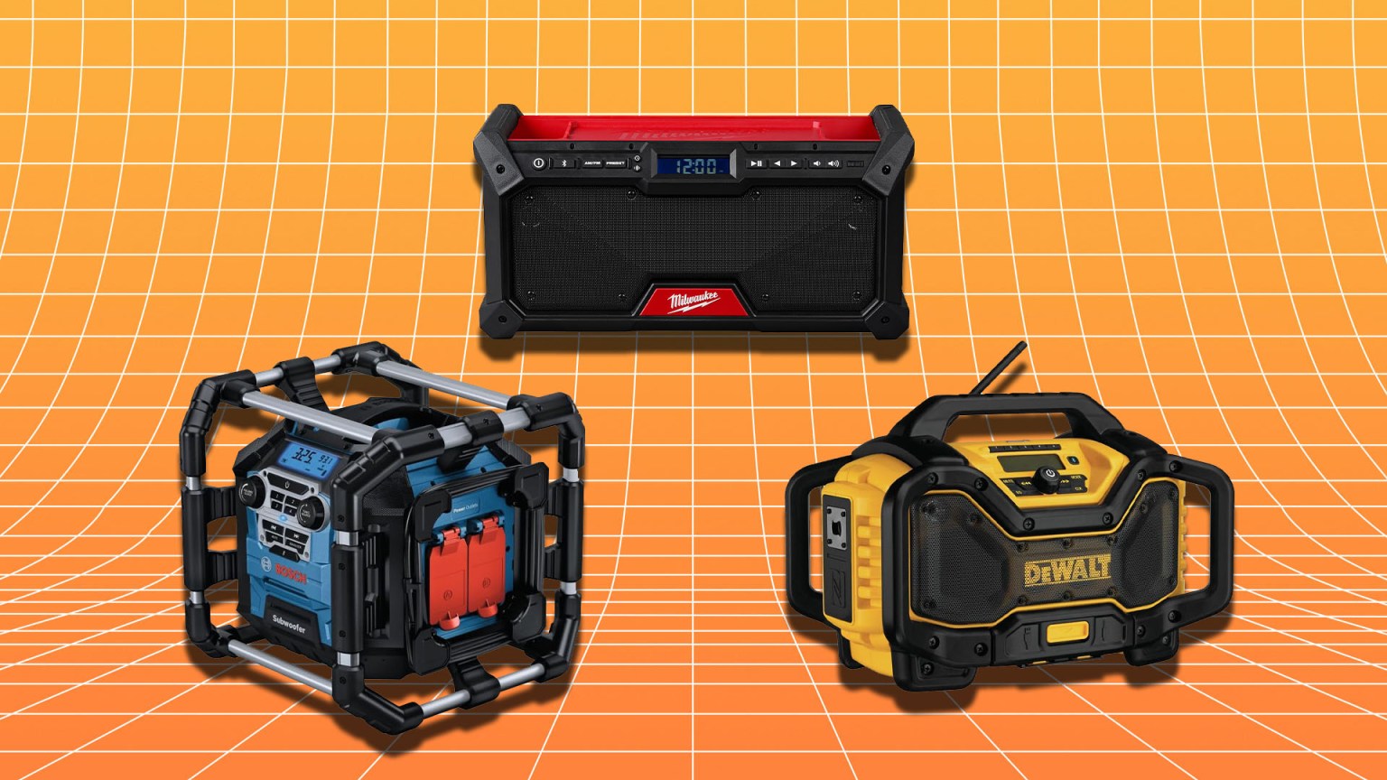 Killer Deals on Work Radios and Speakers From DeWalt and More