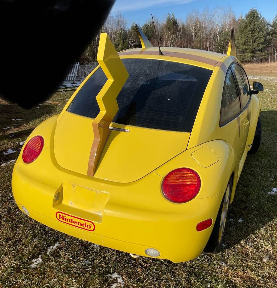 Official Nintendo Pikachu VW Beetle For Sale Is the Ultimate Catch