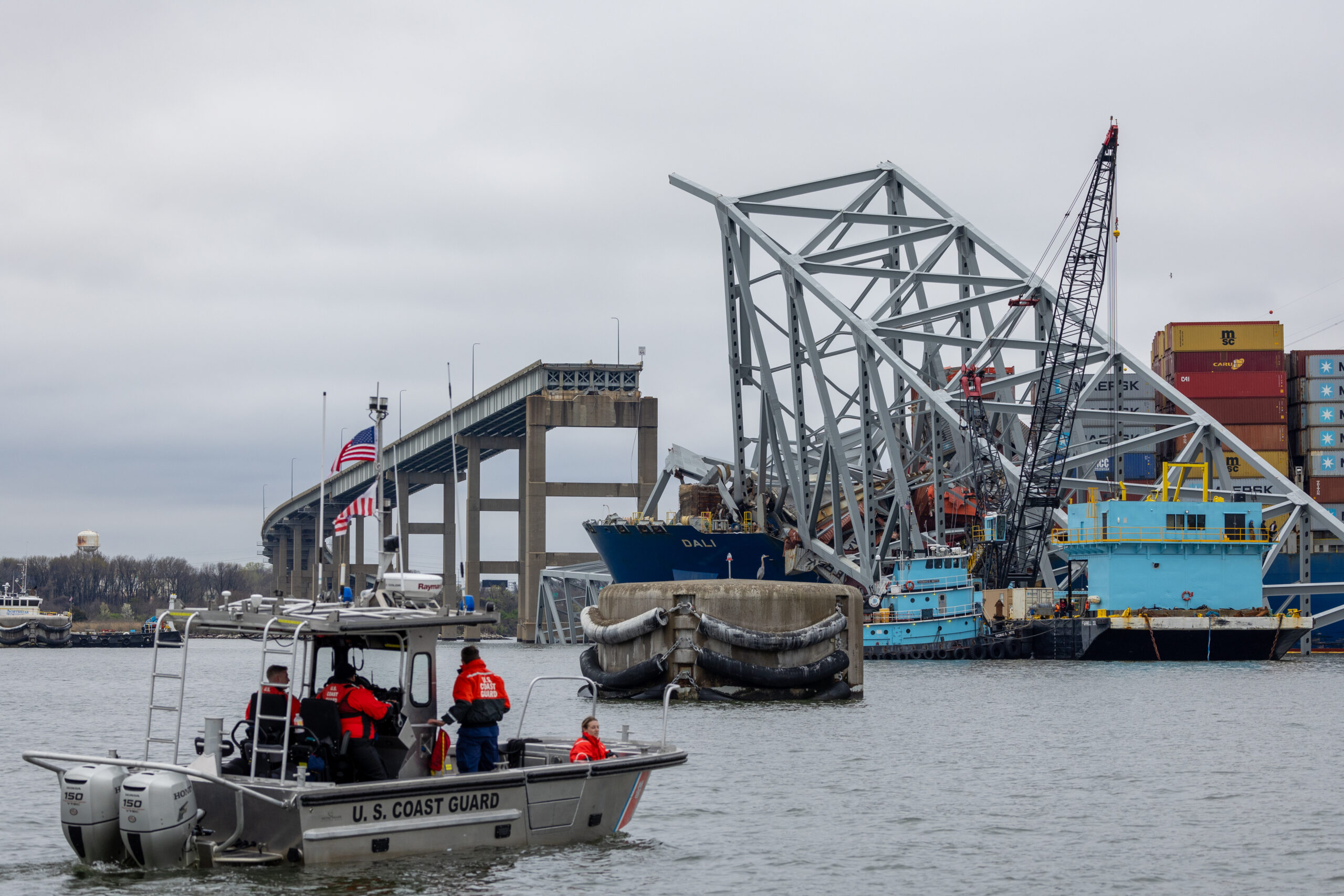 Ship Crew From Baltimore Bridge Collapse Still Stuck On Board Without ...
