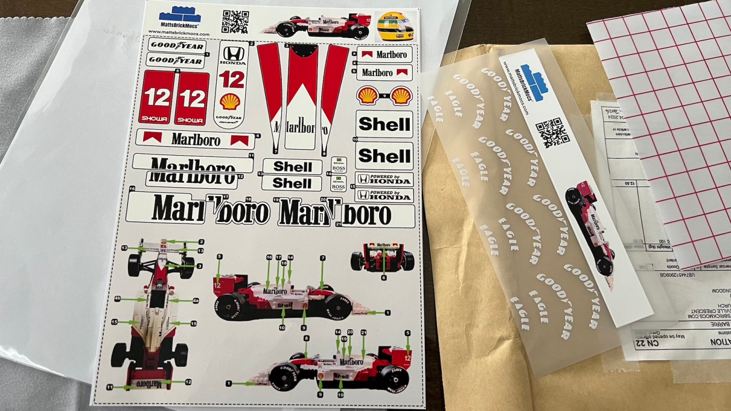 The Lego Aftermarket Made My Senna F1 Car Model Come Alive