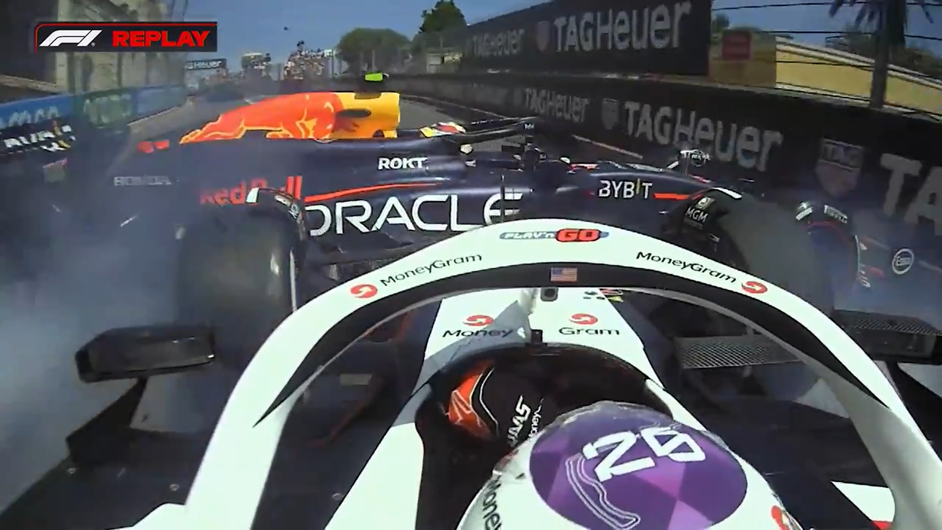 Red Bull F1 Car Obliterated During Crash at Monaco GP, Perez Walks Away