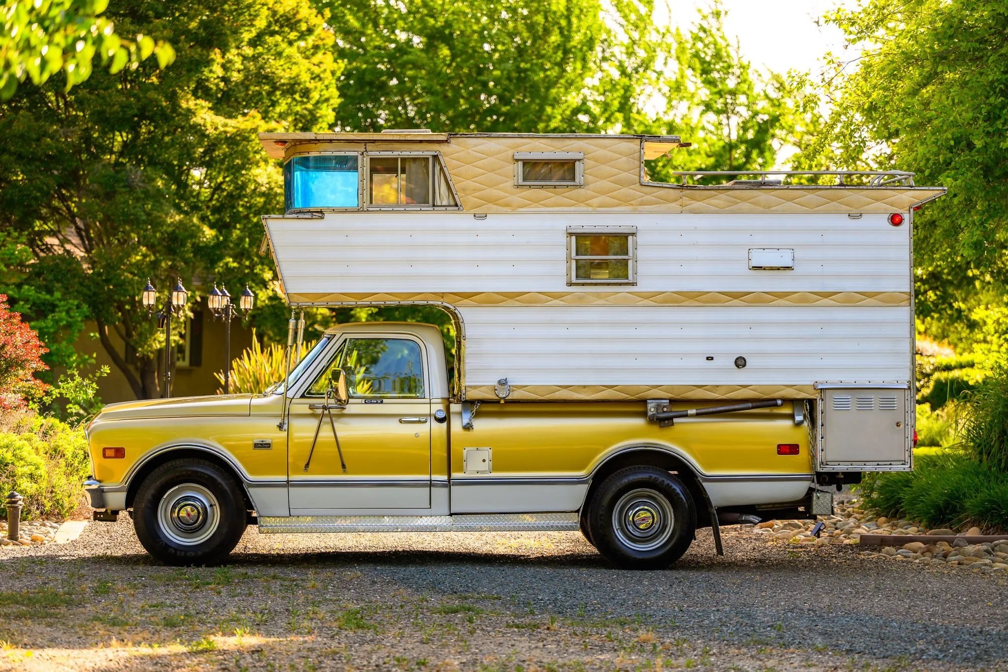 This 1968 Chevy C20 ‘Sky Lounge’ Camper For Sale Is the Only Way to ...