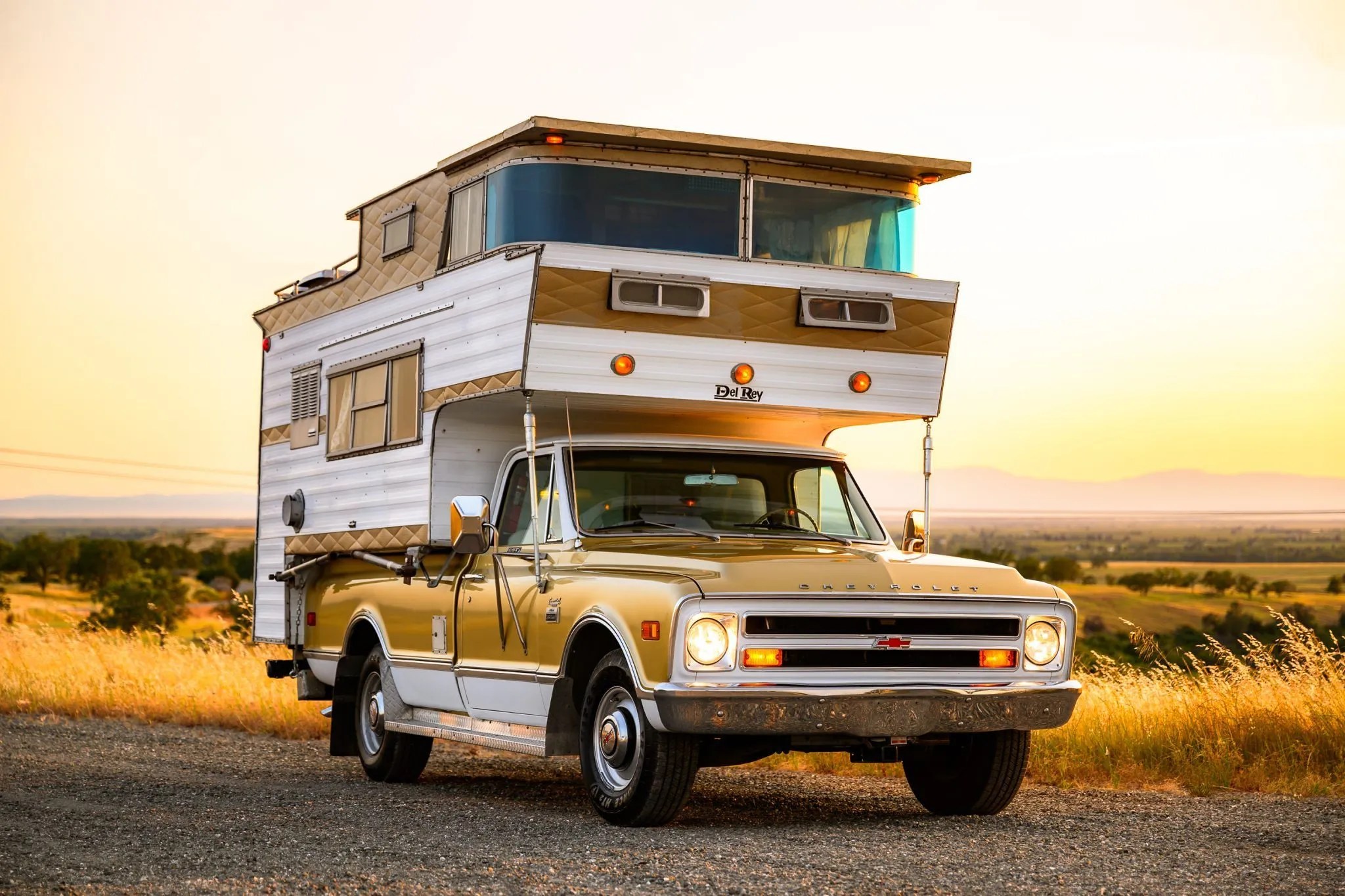 This 1968 Chevy C20 ‘Sky Lounge’ Camper For Sale Is the Only Way to ...