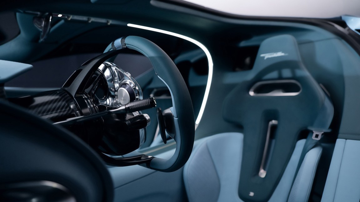 New Bugatti Tourbillon: 1,800-HP V16 Hybrid, Coolest Gauge Cluster Ever