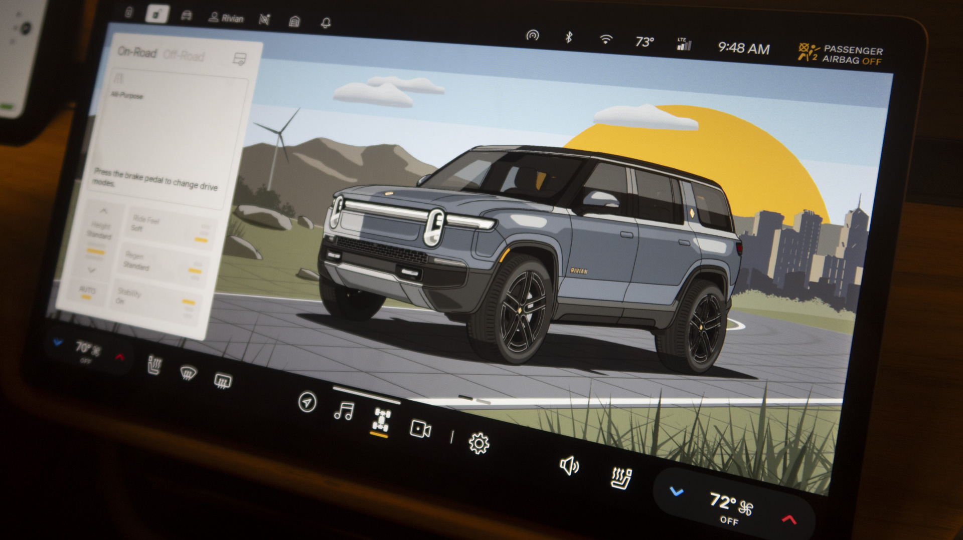 Rivian’s New Cel-Shaded Infotainment Update Is Cool—and Mandatory