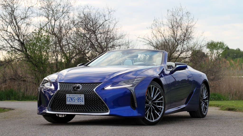 The 2024 Lexus LC 500 Convertible Is a Wireless Charger Away From ...