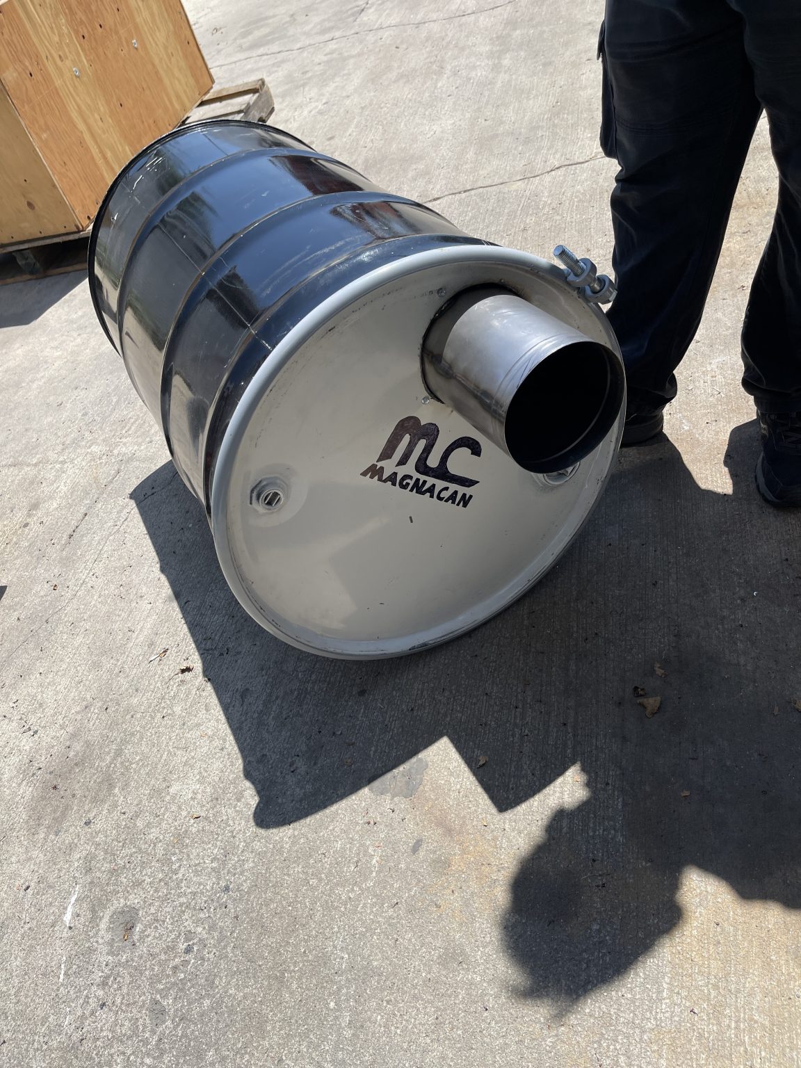 These Enormous Dyno Mufflers Are Like 55-Gallon Magnaflows