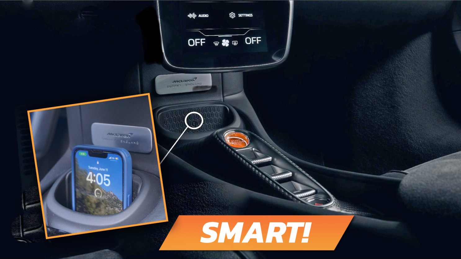 McLaren Nailed the Wireless Phone Charger, of All Things