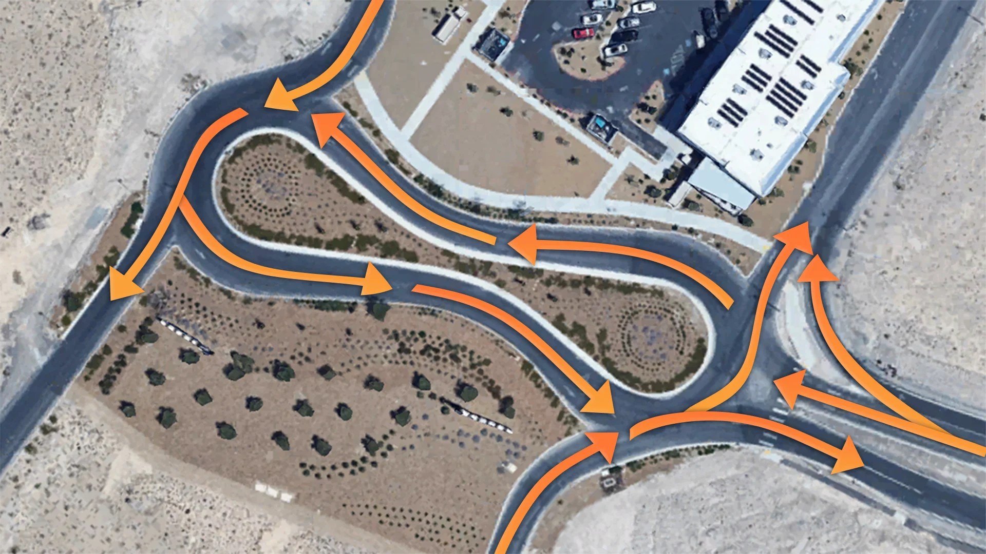 Nevada's Figure-8 Roundabout Is Being Removed After Too Many Crashes