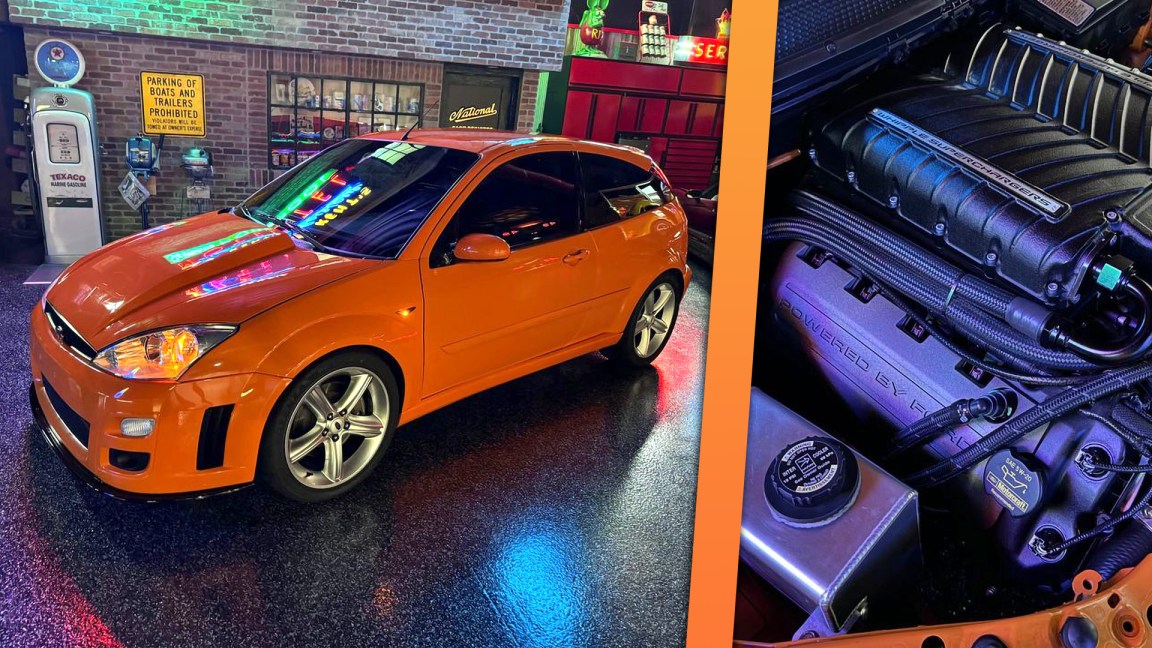 This RWD Ford Focus With a 725-HP V8 Is a Wild Alternate-Reality Focus ...