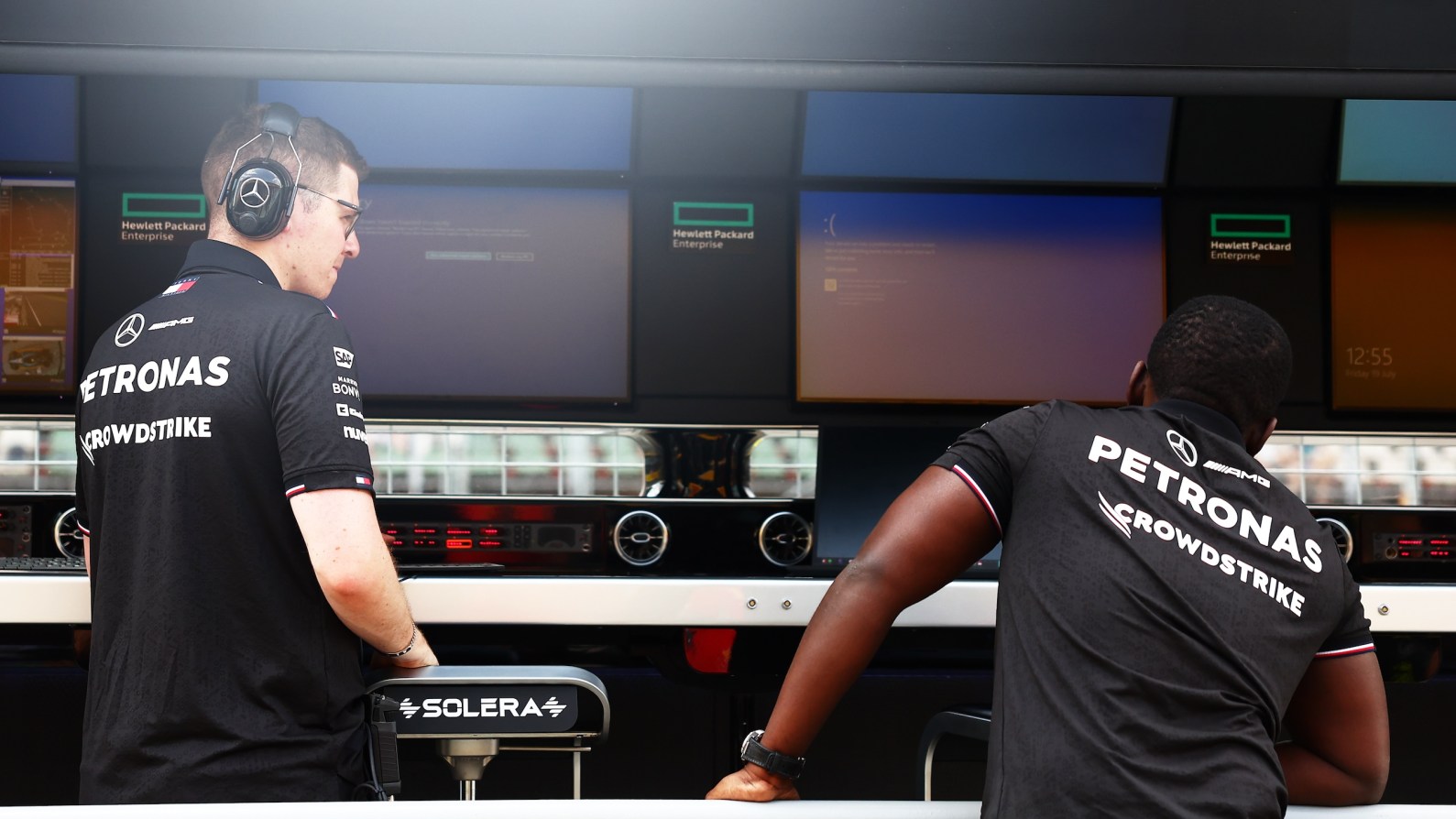 CrowdStrike-Sponsored Mercedes F1 Has Recovered From the Blue Screens ...