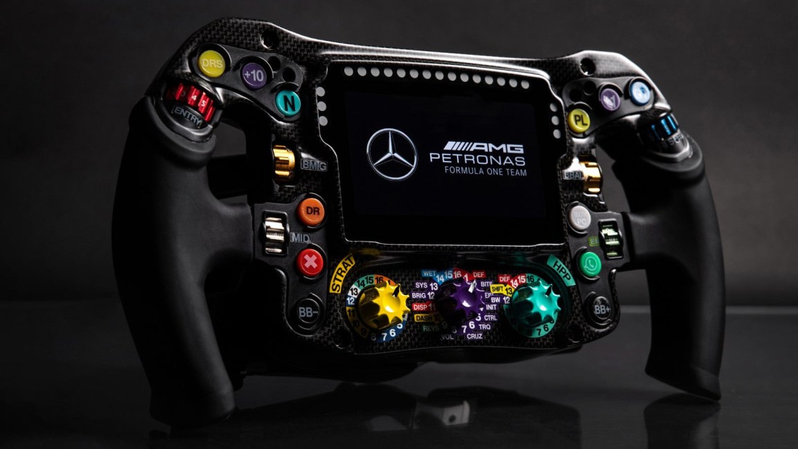 This Official Mercedes F1 Sim Racing Wheel Only Costs More Than Your ...