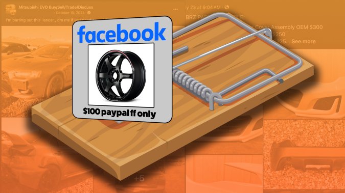Facebook Is Overrun With Car Part Scams. Here's How to Spot Them