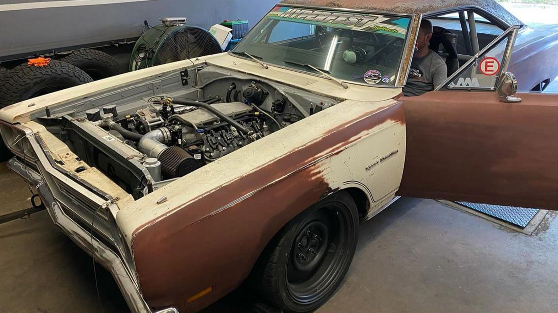 There's an Insane 1969 Plymouth Satellite Drift Car Stalking the East Coast