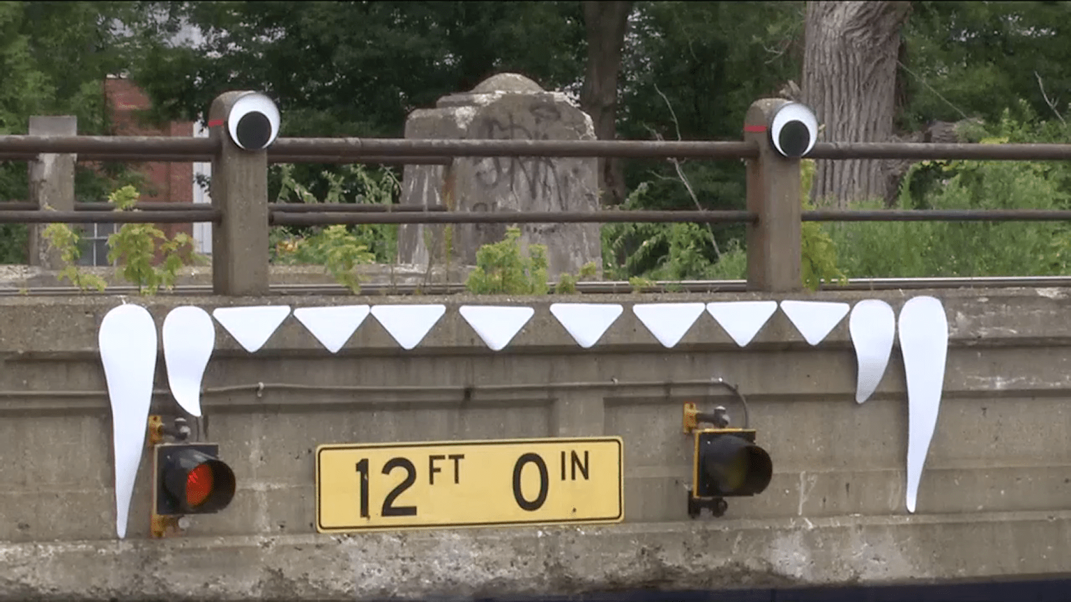 There's Another Low Bridge Demolishing Tall Trucks, and It's Got Eyes ...