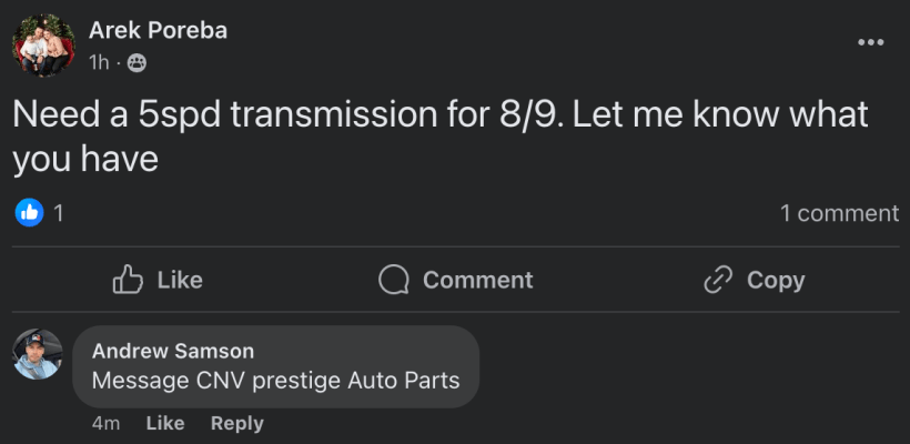 Facebook Is Overrun With Car Part Scams. Here's How to Spot Them