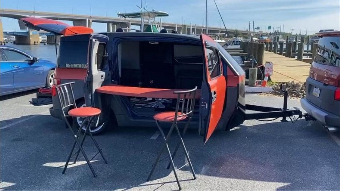 This Honda Element for Sale Comes With Its Own Honda Element Trailer