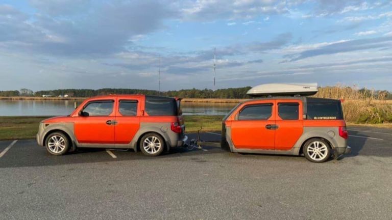 This Honda Element for Sale Comes With Its Own Honda Element Trailer