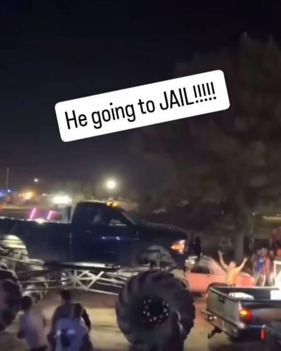 Reckless Man Drives Lifted Ram Into Crowd and Over Jeep at Texas Truck Meet