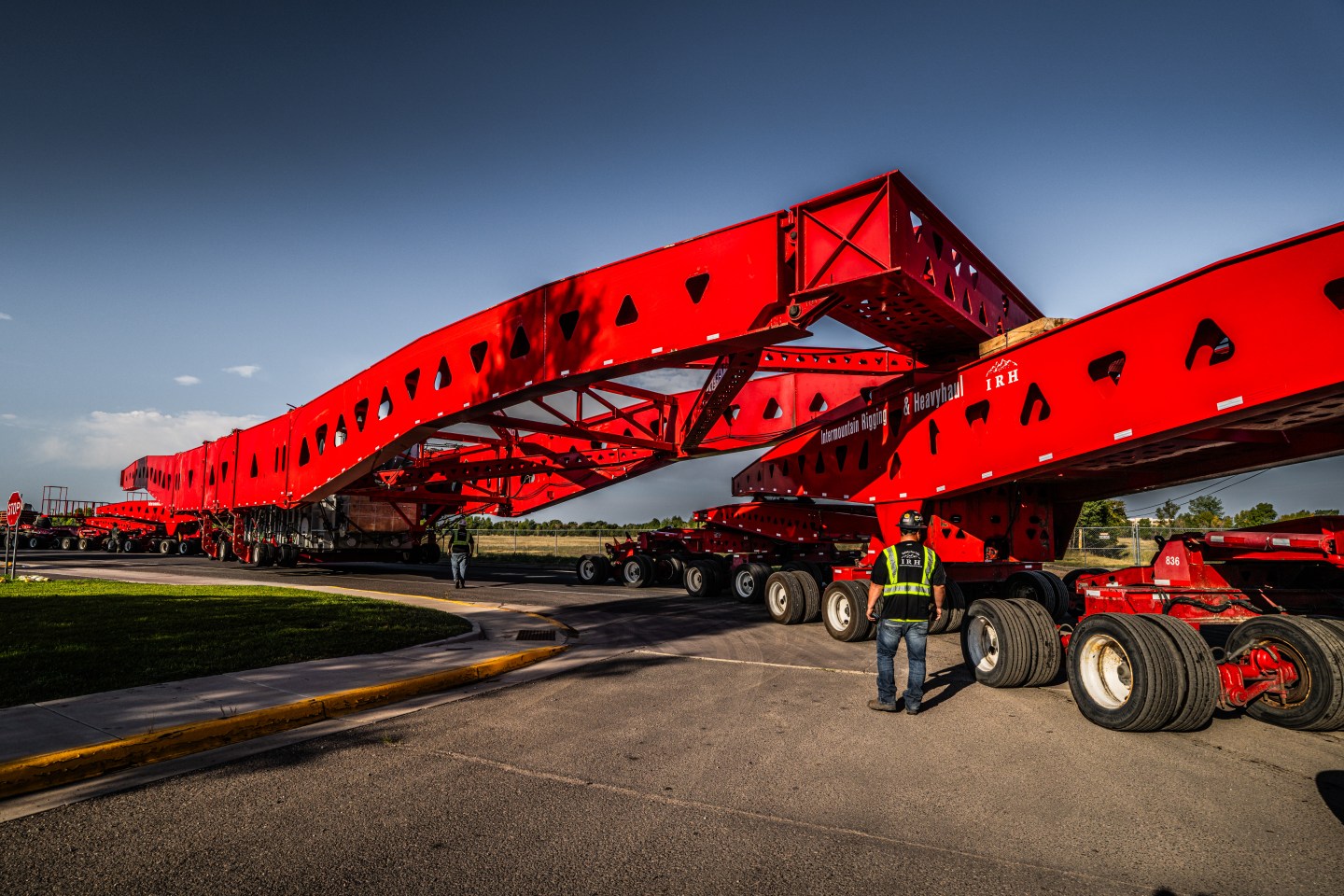 Moving 335-Ton Electrical Transformers on Public Roads Is a Big Job