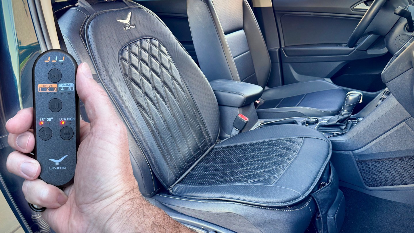 Laxon Air Massage Seat Cover Review: You Deserve This