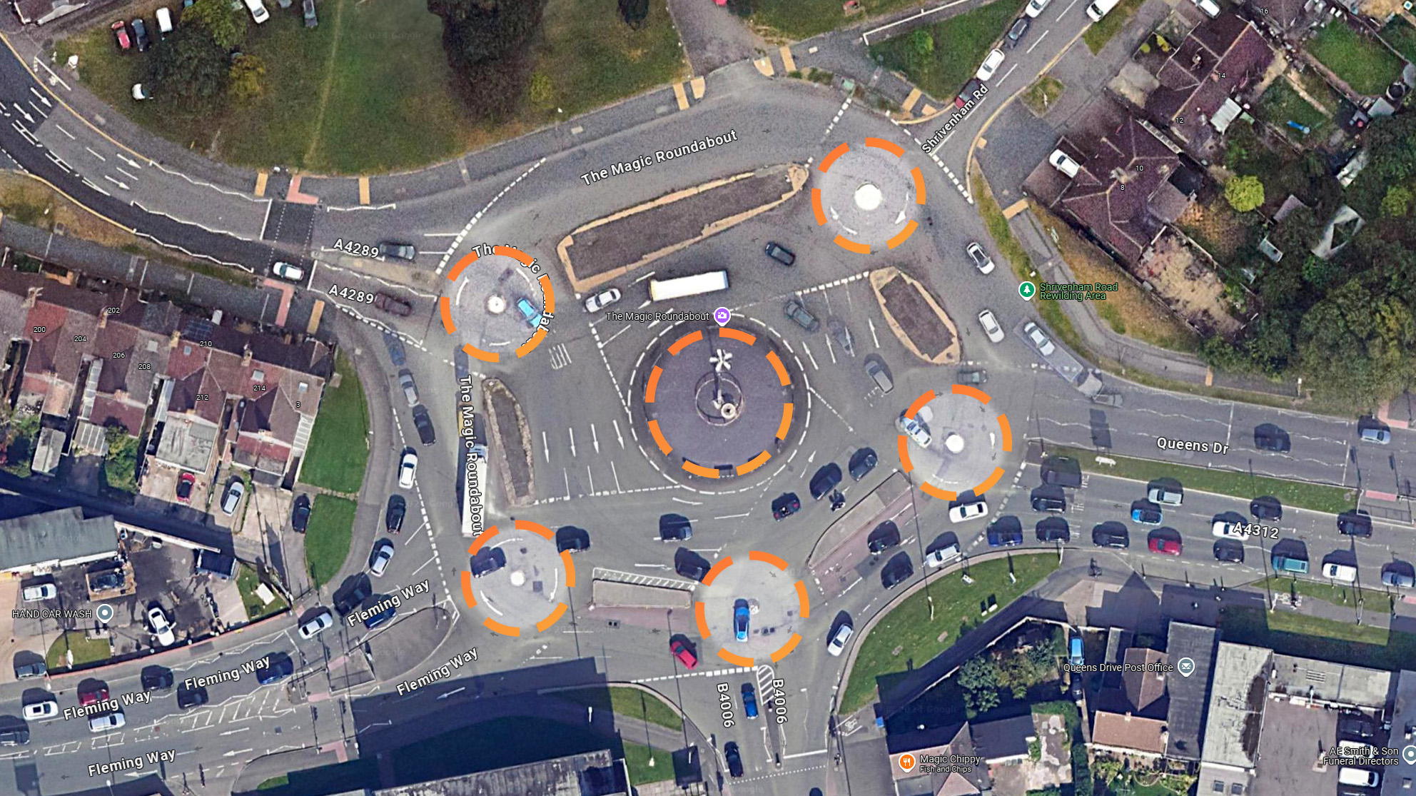 This Insane 6-in-1 Roundabout Would Cause So Many Crashes in America