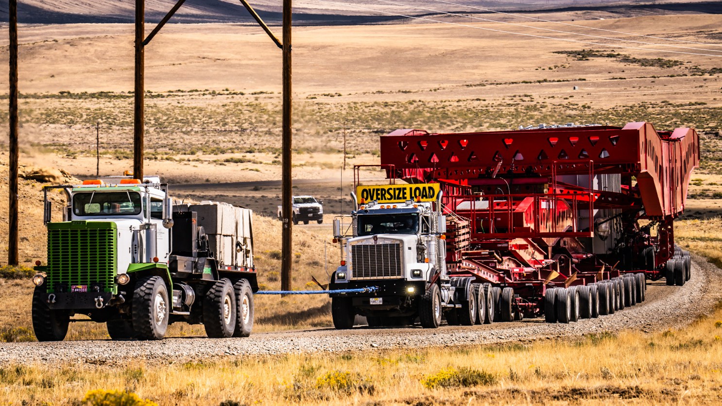 Moving 335-Ton Electrical Transformers on Public Roads Is a Big Job