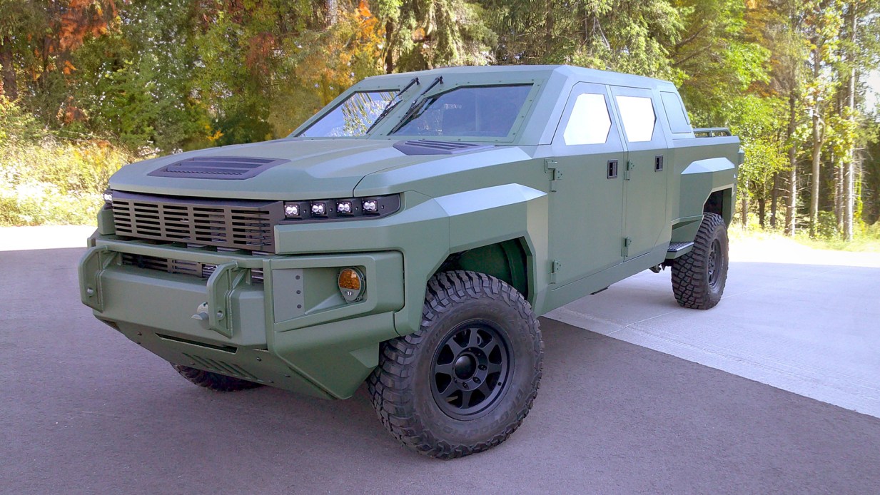 New GM Defense Prototype Is an Electric Silverado HD ZR2 With Diesel ...