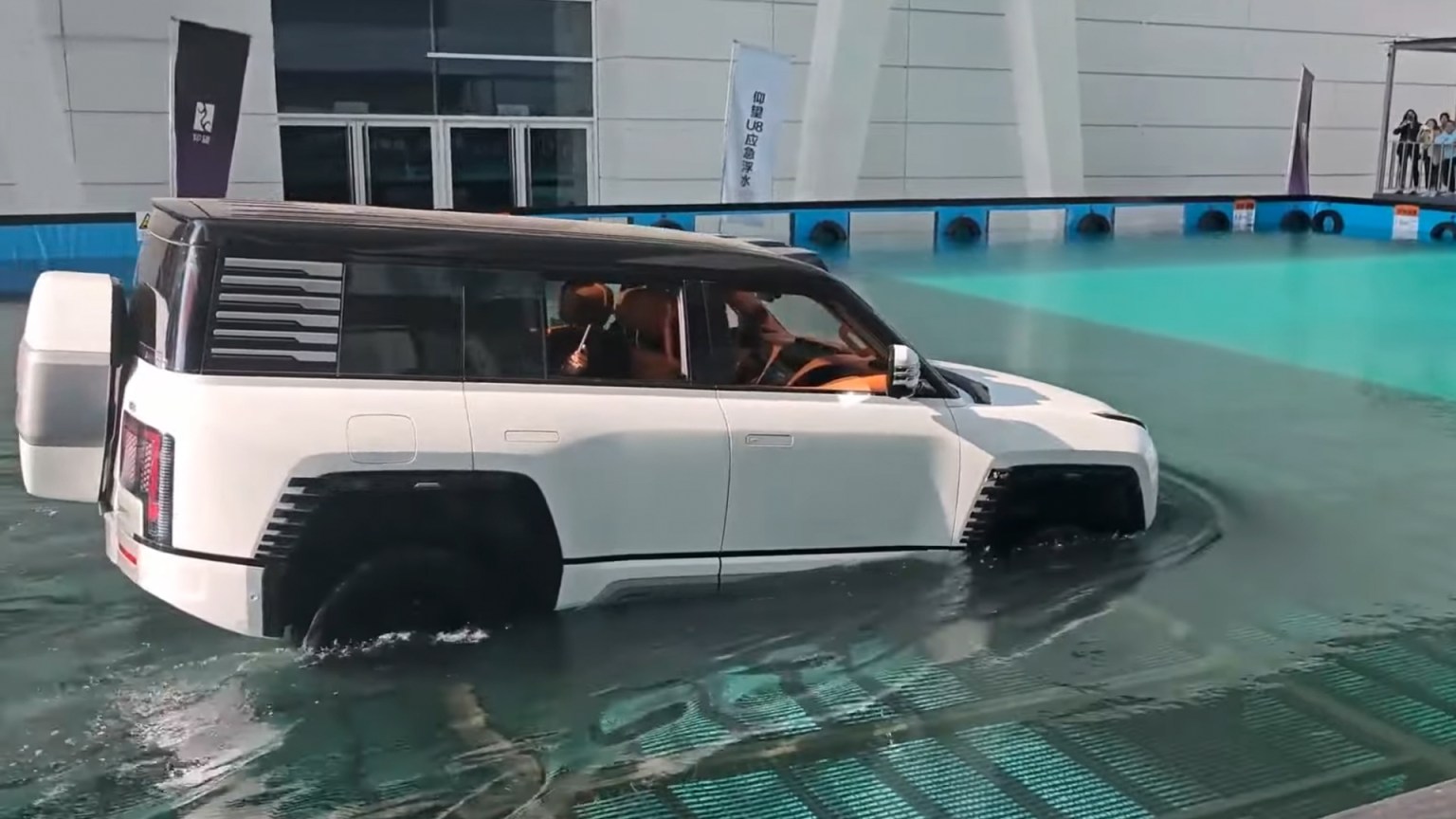 Watch BYD’s Electric SUV Drive in Water, Float, Then Drive Out