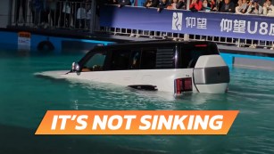 Watch BYD’s Electric SUV Drive in Water, Float, Then Drive Out