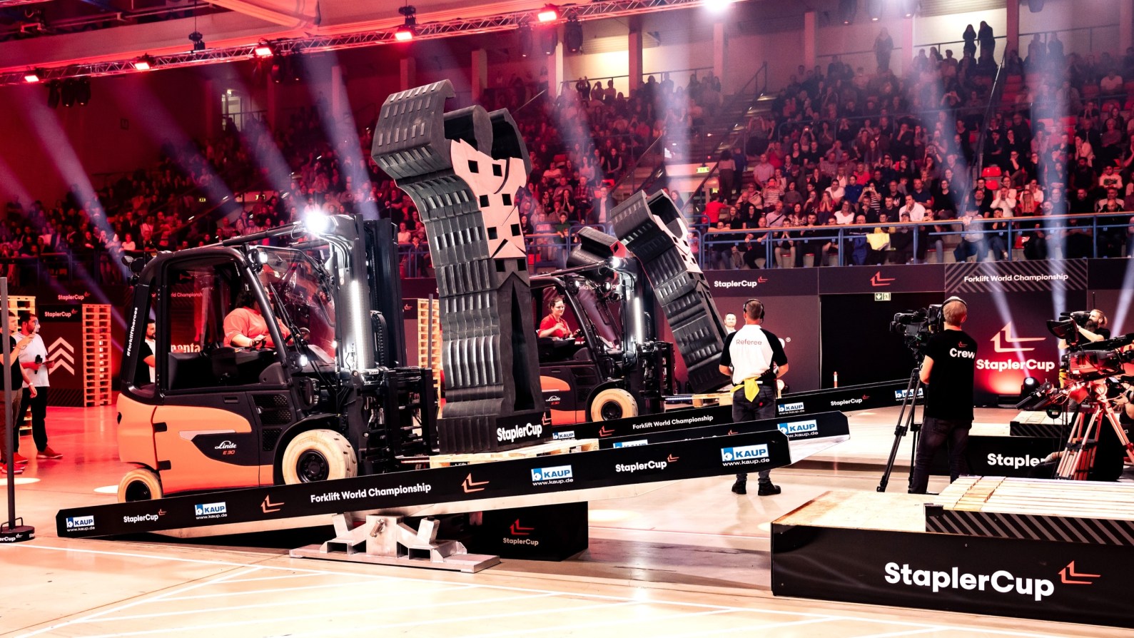 Germany Suffers Massive Upset on Forklift Racing’s Biggest Stage