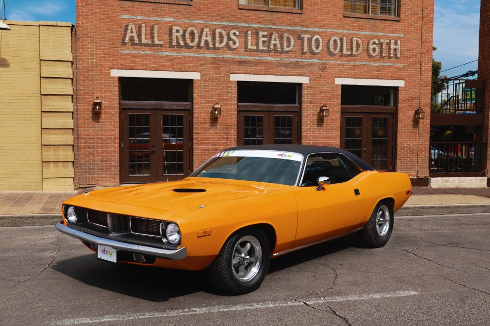 Custom 1973 Barracuda Lando Norris Drove to Austin F1 Race Is Up for ...