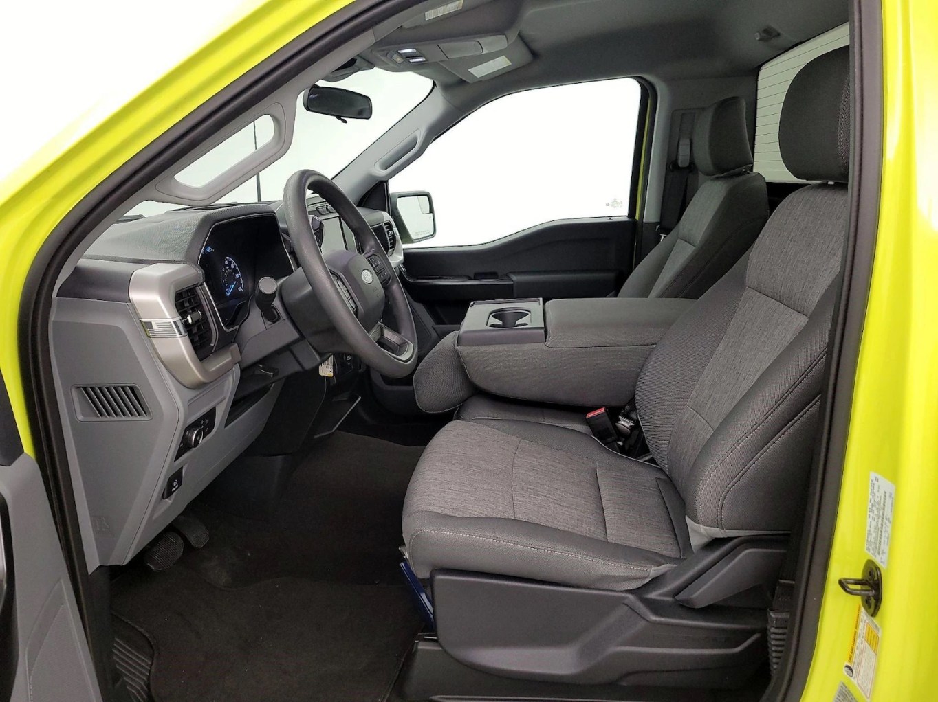 CarMax Is Selling a Bunch of Identical Lime Green, Single-Cab F-150 Pickups