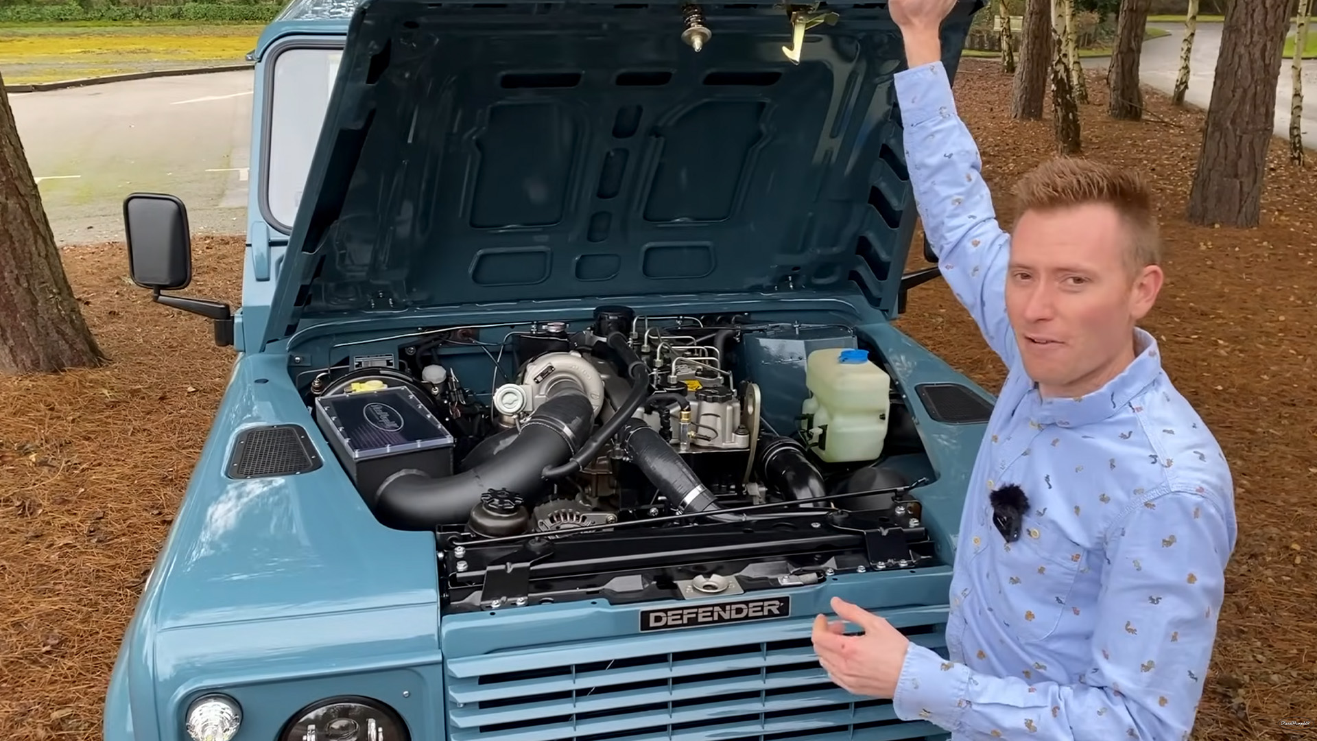 Land Rover Defender Engine Swap