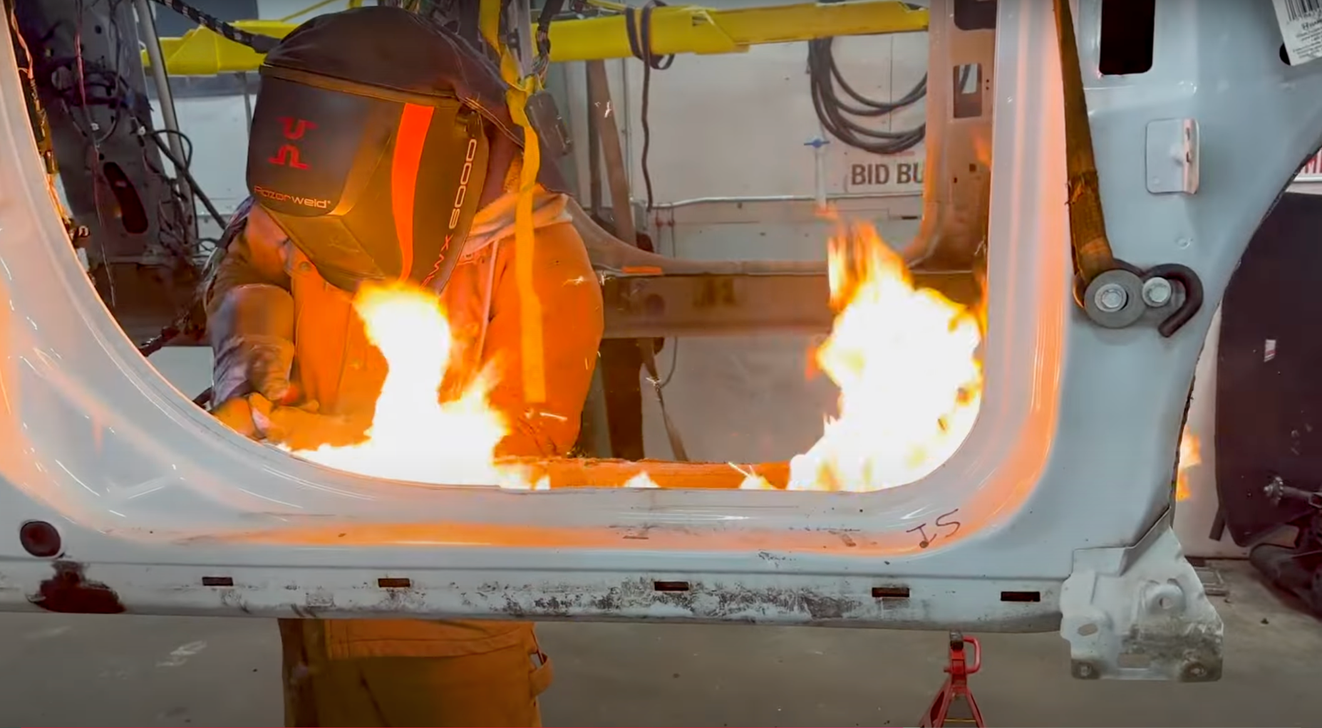 Work Begins for Real on World's First Hellcat V8-Powered Chrysler Minivan