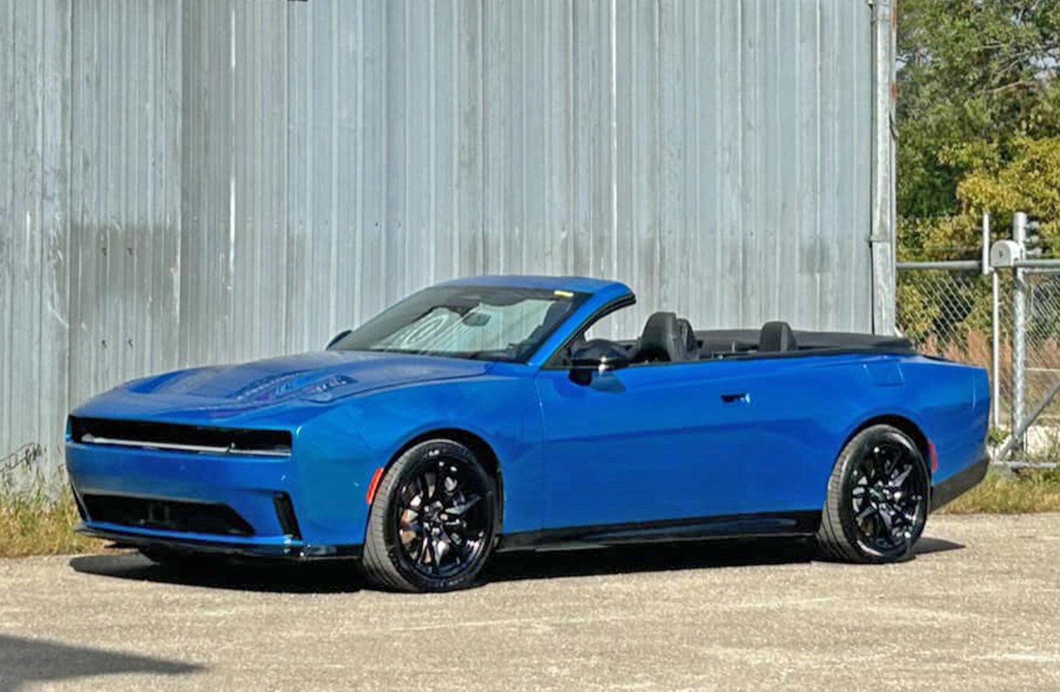 Dodge Charger Daytona EV Convertible Conversion Apparently Comes With ...